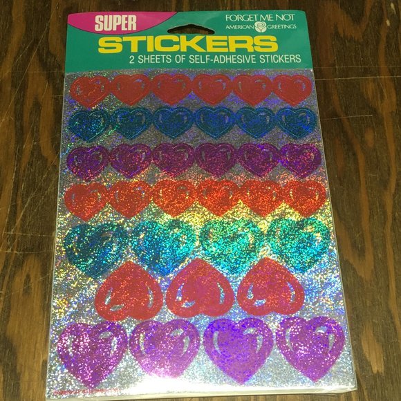 American Greetings | Office | Vintage Heart Stickers Super Stickers In ...